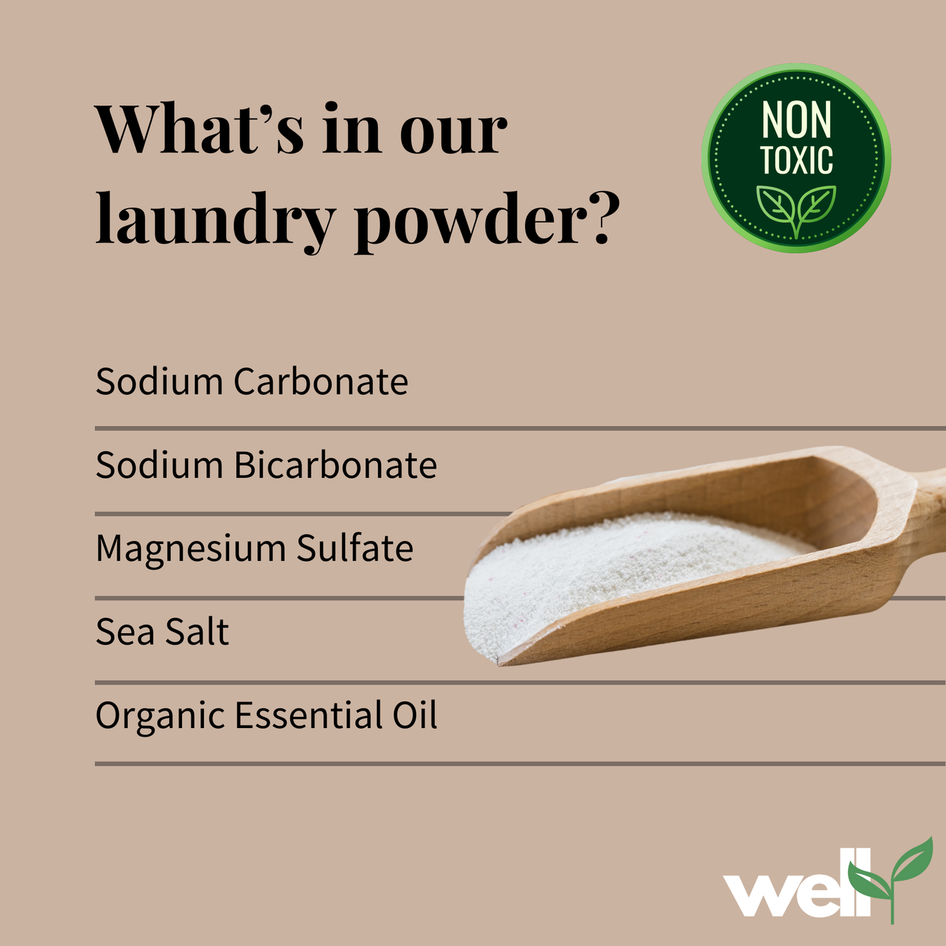 Well🌱 Lavender Non-Toxic Laundry Powder – Well 🌱