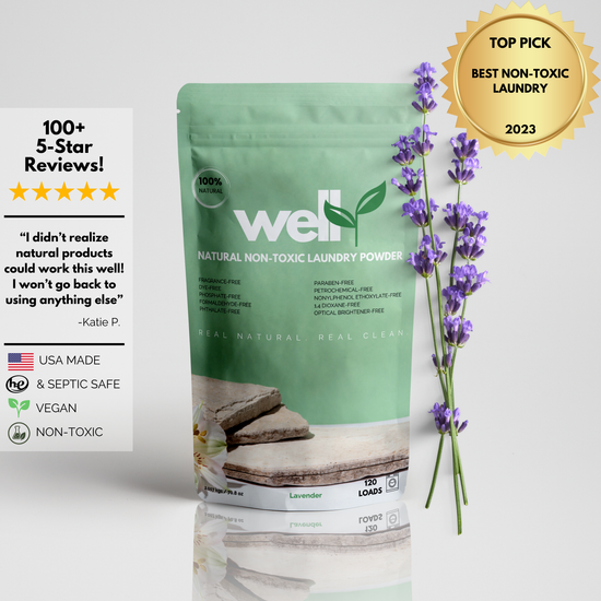 Well🌱 Lavender Non-Toxic Laundry Powder – Well 🌱